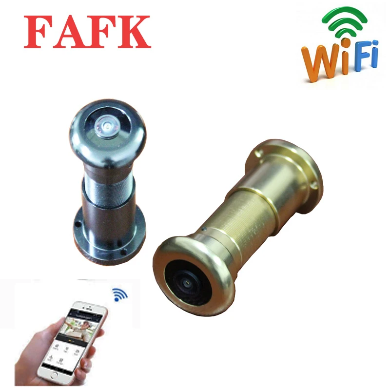 V380 Wifi Door Eye Camera Mini Peephole Door Wifi Ip Camera Lens Wide ...