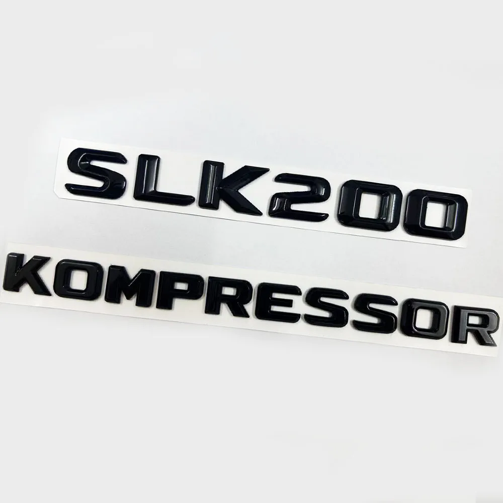 For-Mercedes-Benz-SLK200-Kompressor-Car-Lettering-Logo-Badge-Trunk ...