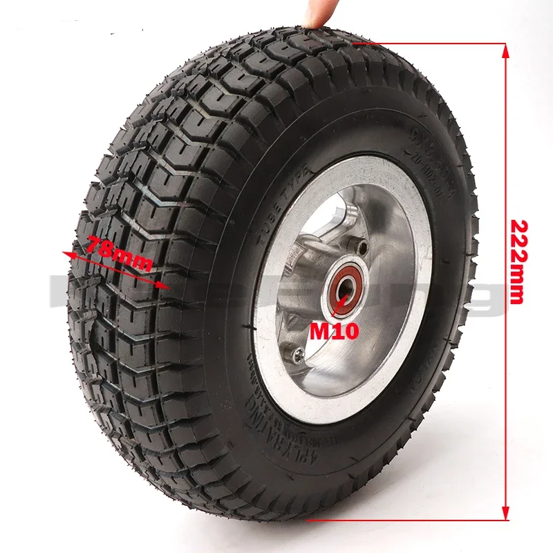 9-inch-wheel-9x3-50-4-tires-tyre-Inner-Tube-and-rim-Combo-for-Gas ...