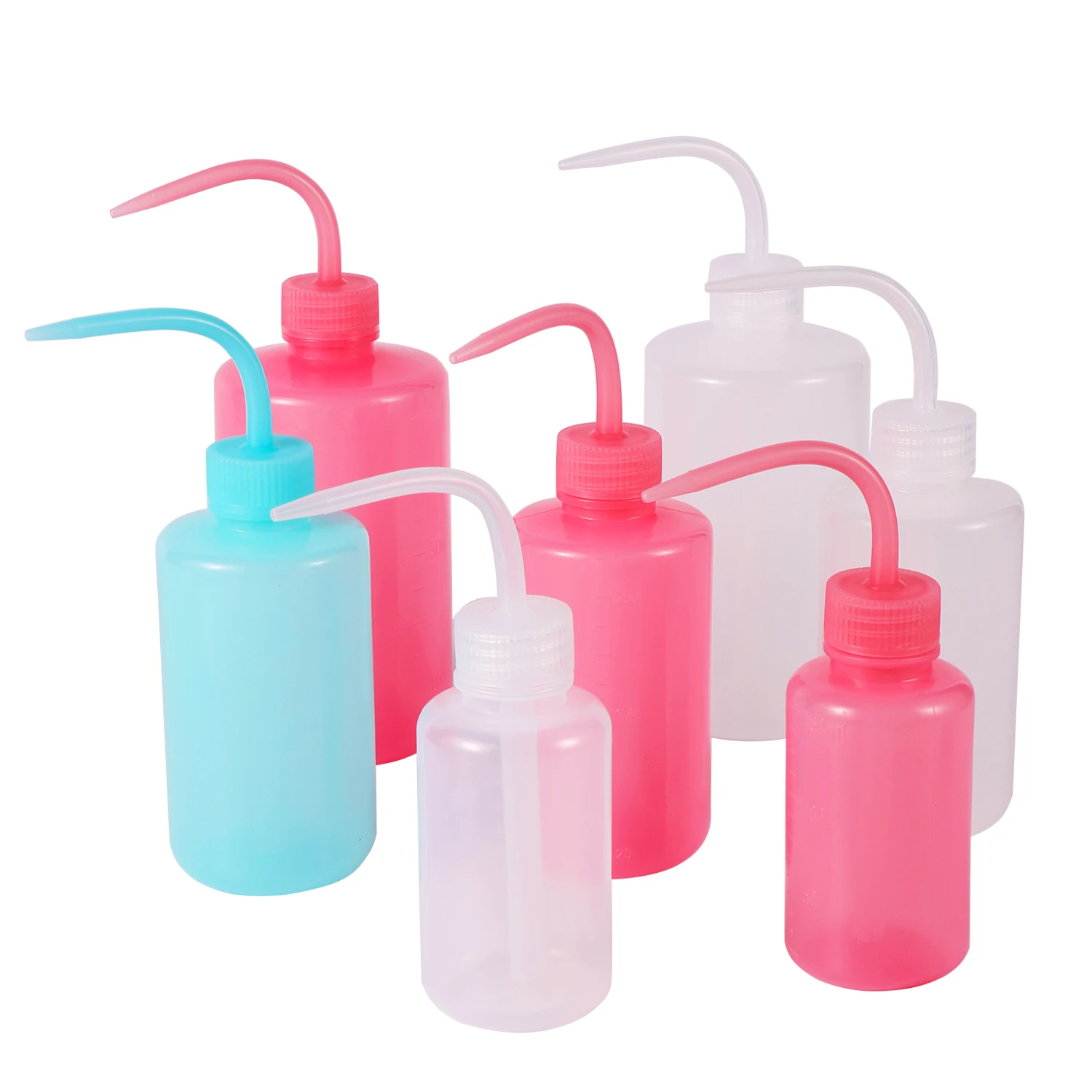 150/250/500ml Squeeze Bottle Laboratory Measuring Bottle White Blue ...