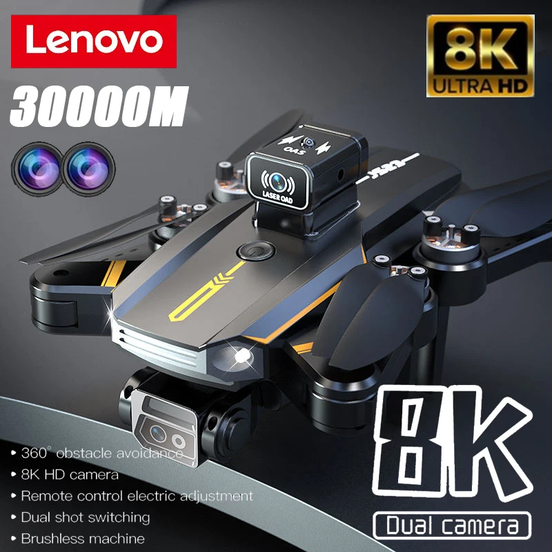 Lenovo-Drone-JS23-Brushless-Motor-Intelligent-Obstacle-Avoidance-8K-HD ...