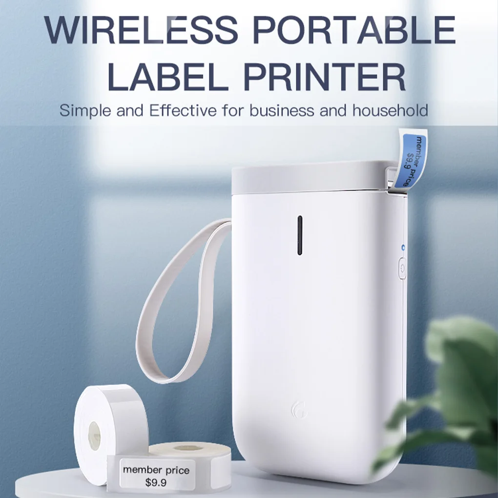 ABS-Wireless-Labels-Ink-less-Printer-Rechargeable-Bluetooth-compatible ...