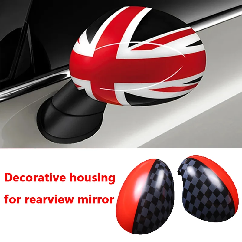 2Pcs-Set-Rear-View-Mirror-Covers-Sticker-For-Mini-Cooper-S-Clubman-R55 ...