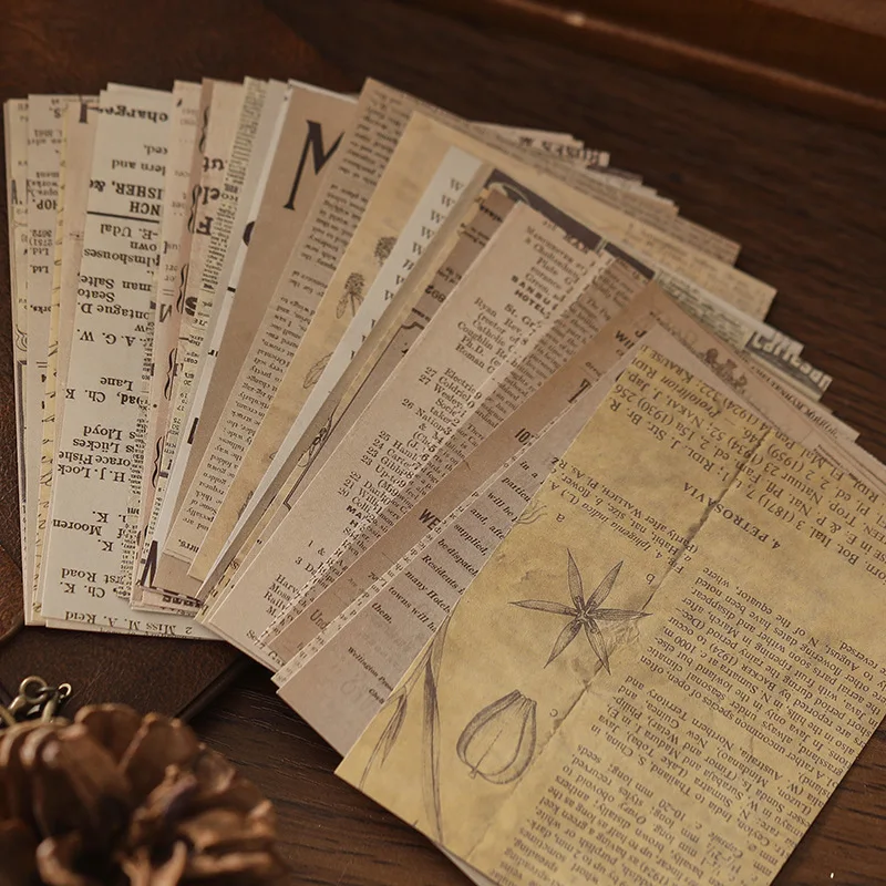 Vintage Scrapbook Paper Man