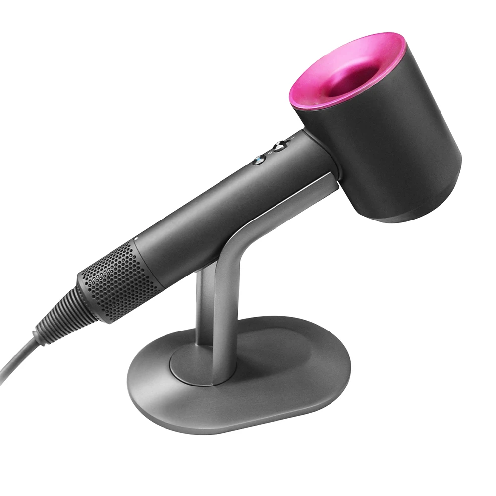 Aluminum-Alloy-Hair-Dryer-Holder-Stand-Bathroom-Organizer-Counter ...