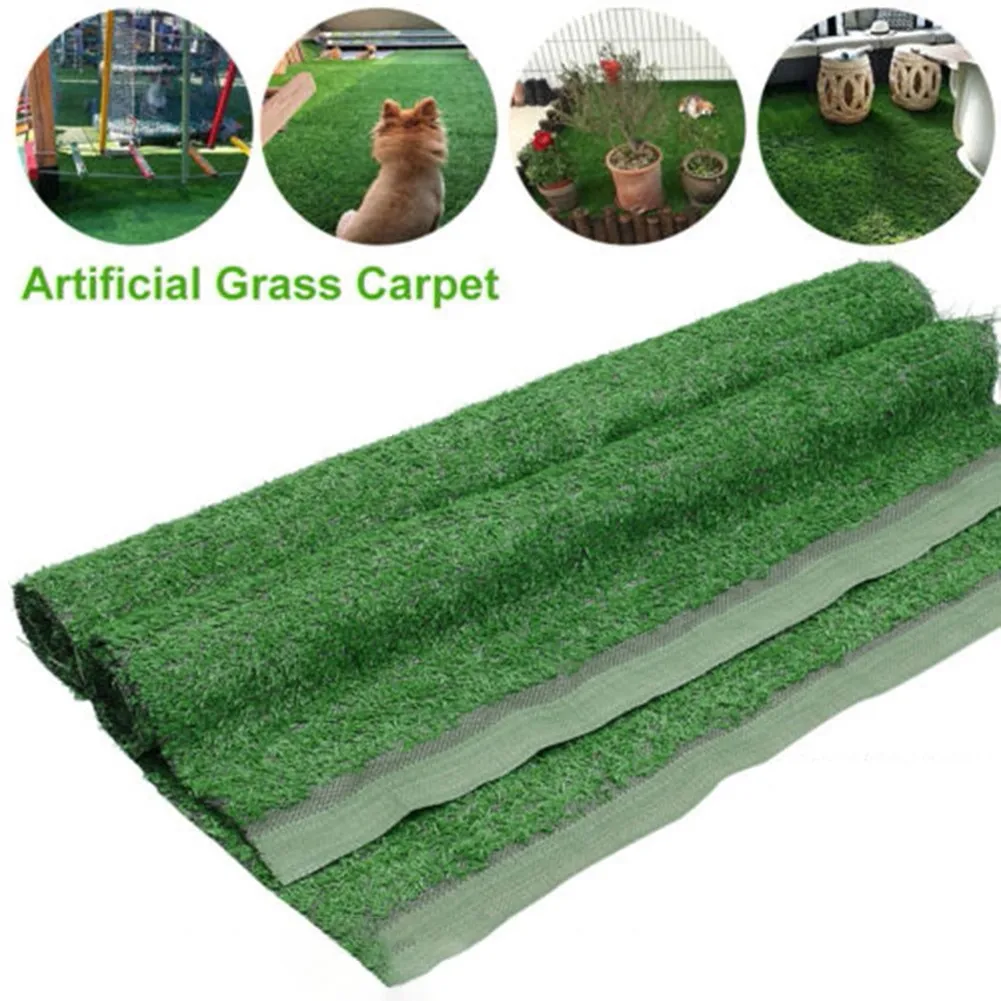 Artificial-Grass-Carpet-Green-Fake-Synthetic-Garden-Landscape-Lawn-Mat ...