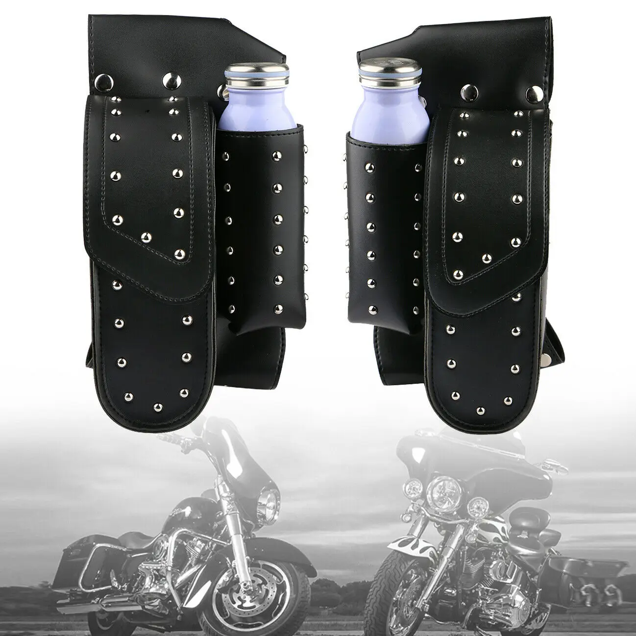 1-set-Motorcycle-water-cup-holder-holder-storage-Engine-Bar-Saddlebag ...