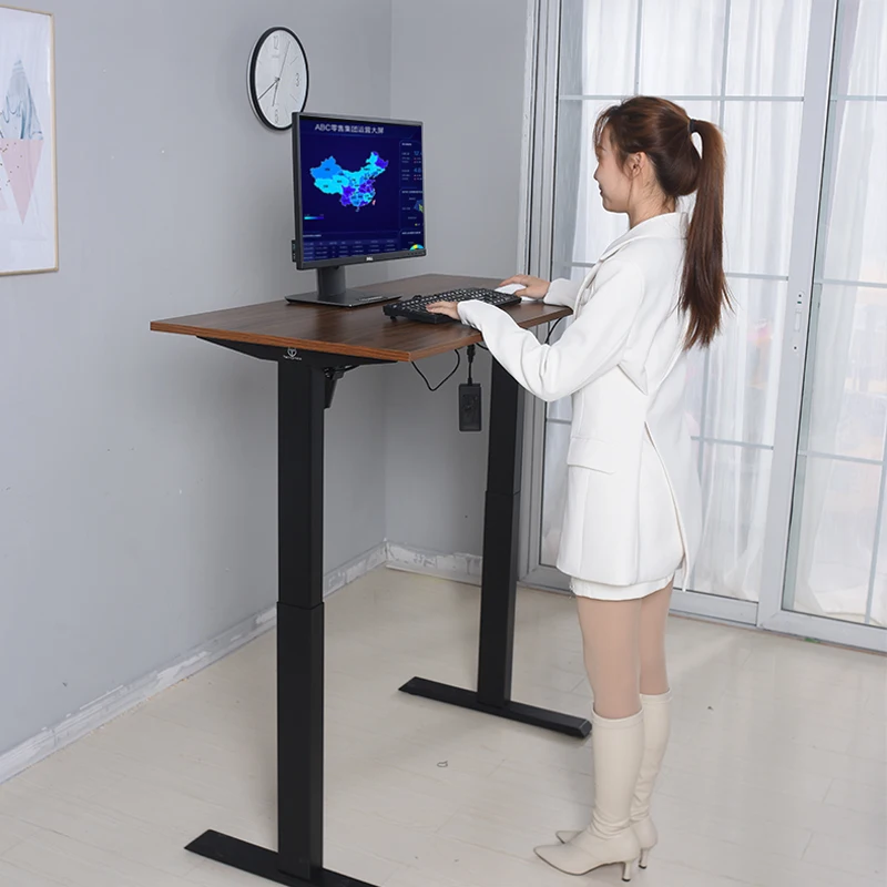 Electric-standing-lifting-office-workbench-desktop-computer-desk ...