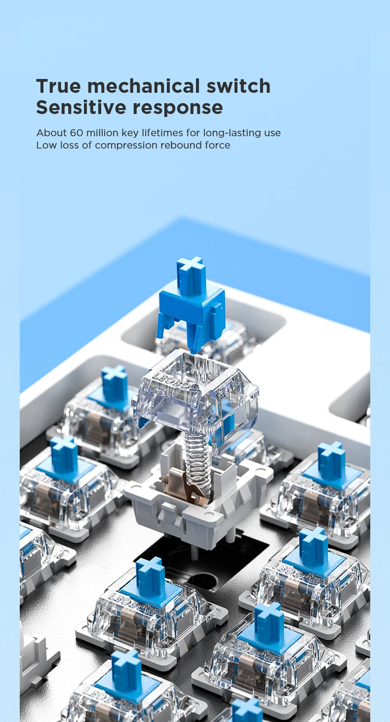 AULA F2088 PRO Dual Mode Knob Mechanical Keyboard | Unendingtech