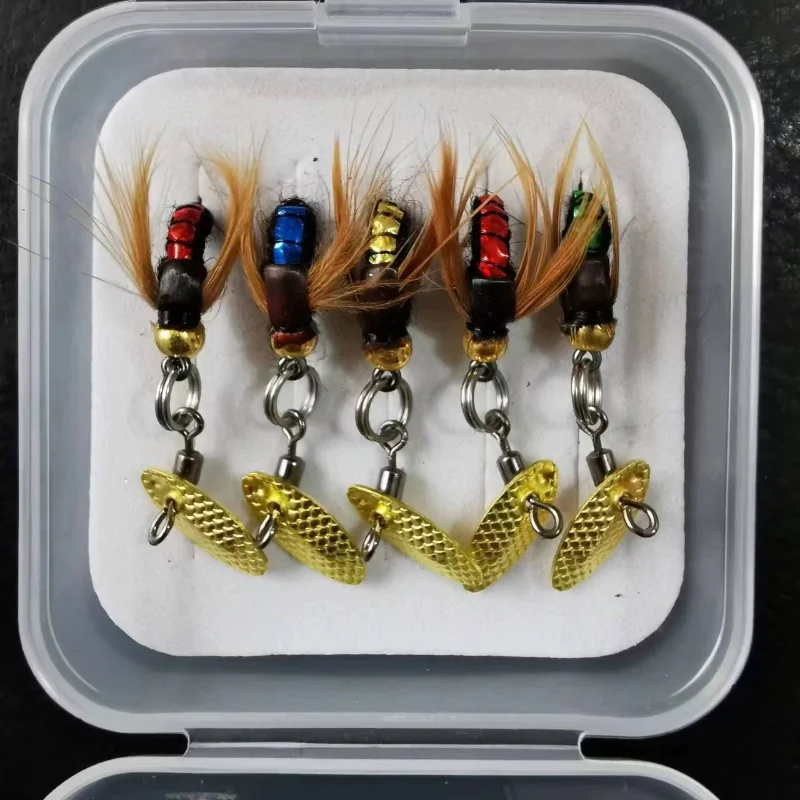 5-10PCS-New-Realistic-Nymph-Scud-Fly-For-Trout-Fishing-Artificial ...
