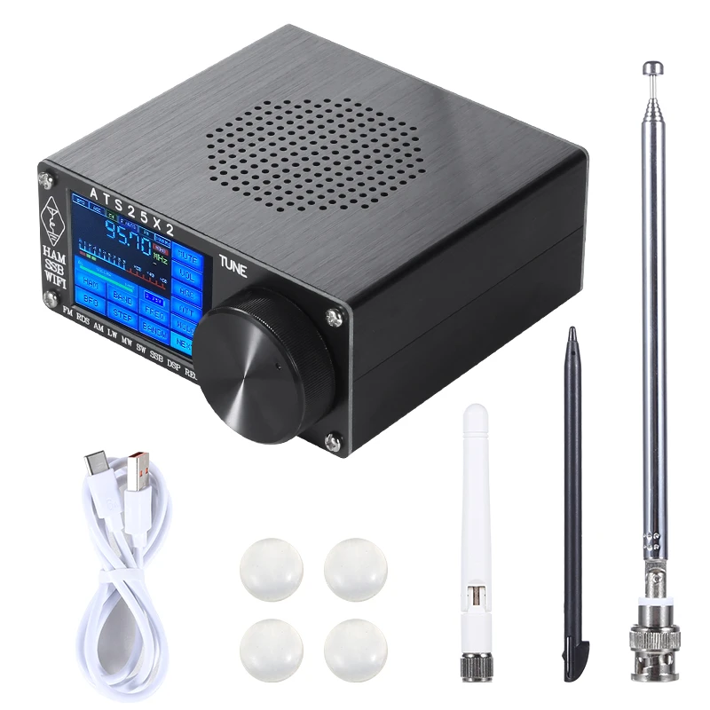 Ats-25x2 Ats25x2 Full Band Fm/lw/mw/sw/ssb Spectrum Scan Receiver Touch ...
