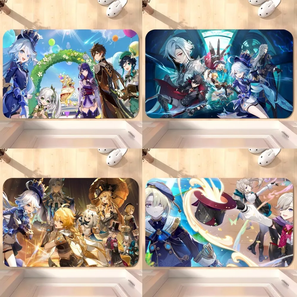 Game-Genshin-Impact-Focalors-D-Floor-Mat-Bedroom-Kitchen-Door-Bath ...
