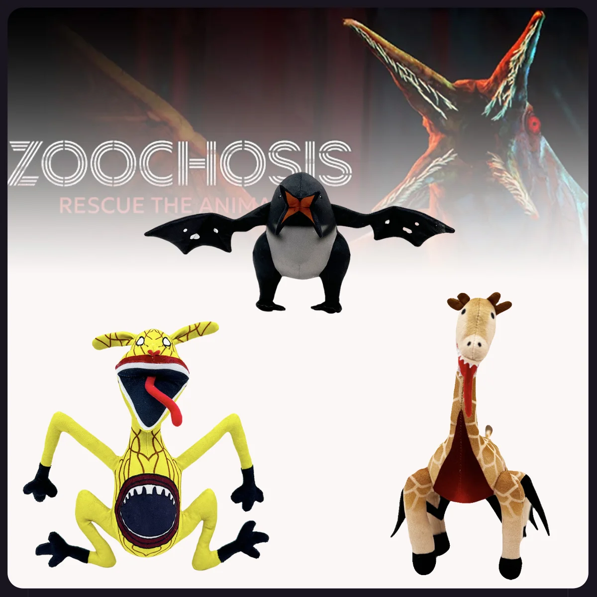 New Zoochosis Plush Toys Hot Game Figure Zoochosis Dolls Mutated Animal ...