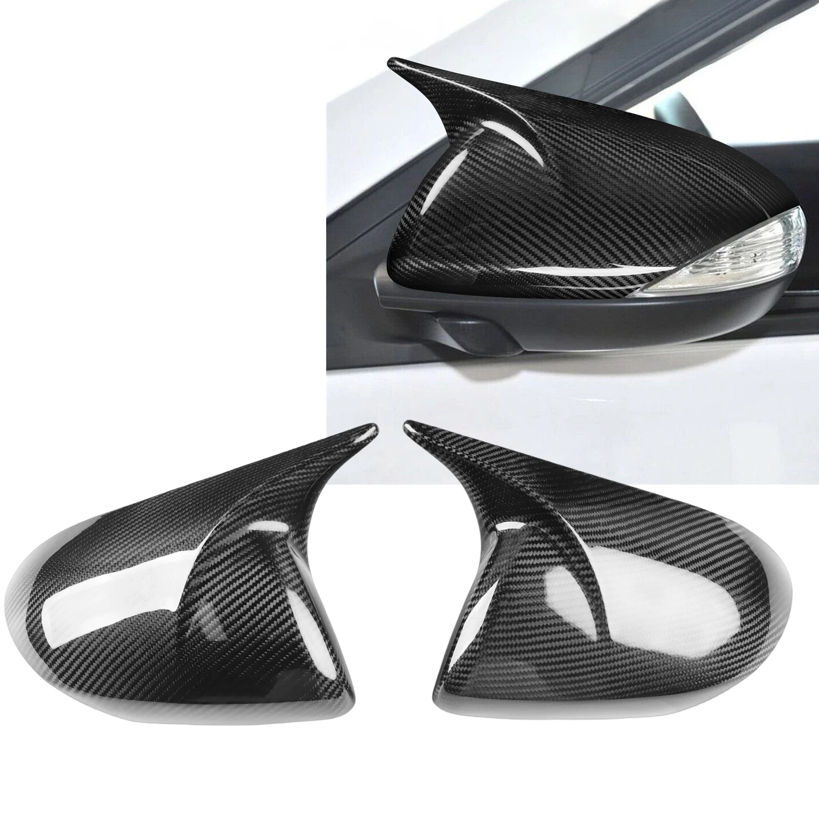For-Mazda-3-Axela-2010-2013-Real-Carbon-Fiber-Rear-View-Mirror-Cover ...