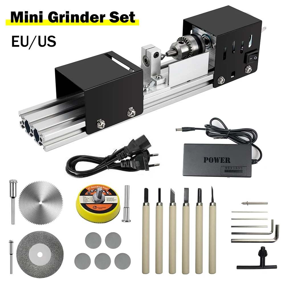 Mini-Lathe-Machine-Tool-DIY-Cutting-Woodworking-Lathe-Milling-Machine ...
