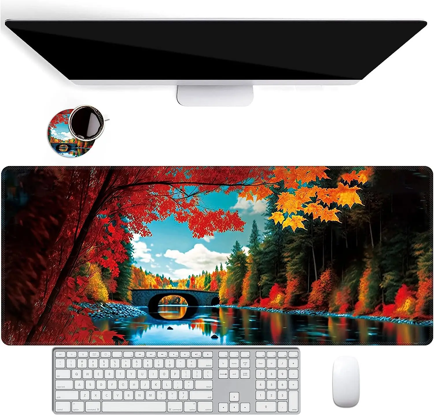 Nagy Játék Egér Pad Varrott Élekkel Xxl (31,5X11,8 Hüvelyk) Ragyogó ...