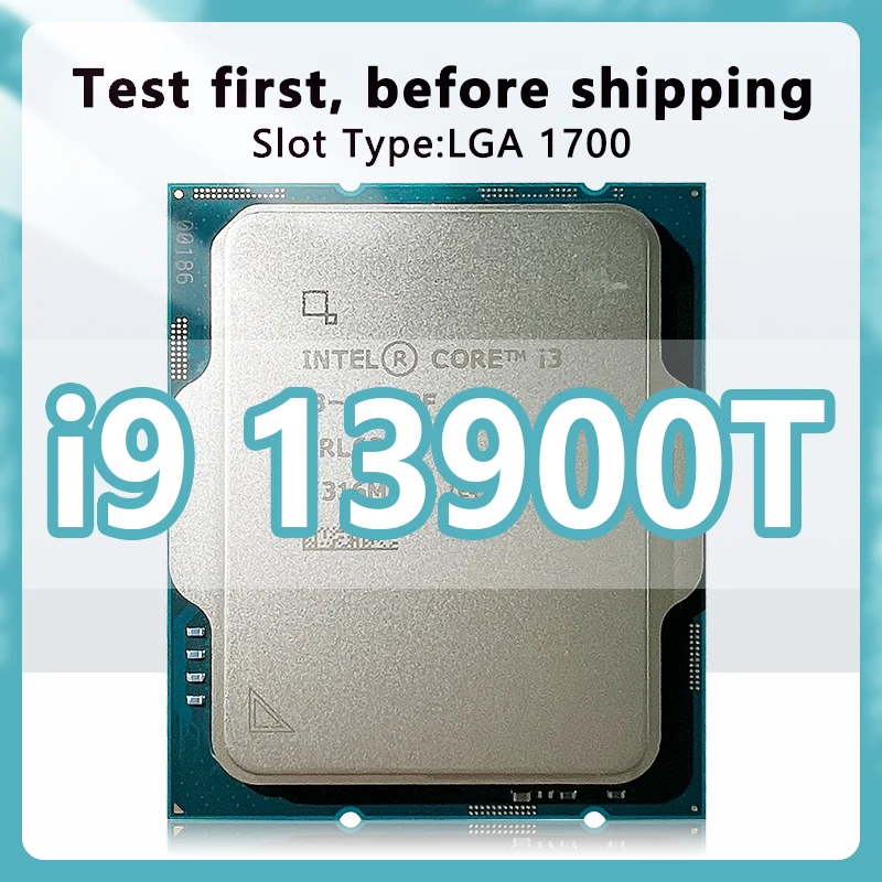Core i9-13900T QS CPU 3.9GHz L3 = 36MB 35W 24Cores 32 7nm LGA1700ซีพียูรุ่นใหม่13th สำหรับ Z690 ...