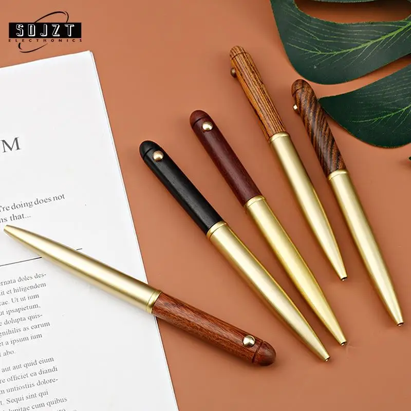 Brass-Sandalwood-Signature-Pen-Business-Signature-High-grade-Pearl-Pen ...