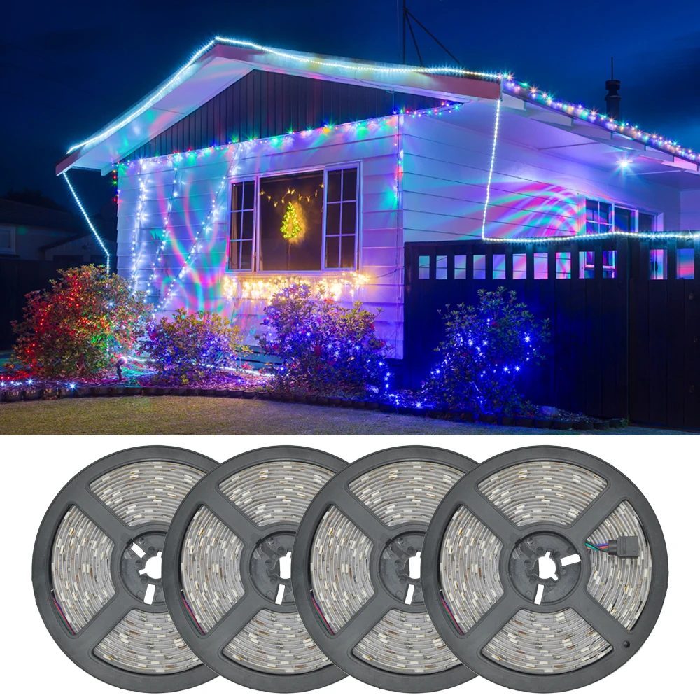 5m 10m 15m 20m Led Strips 5050 2835 Ip65 Rgb Strip Led Lights ...