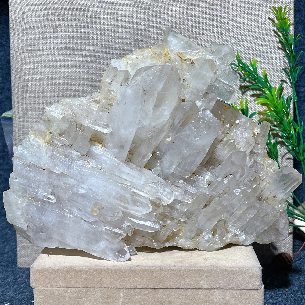 2135g-Crystal-Natural-Cluster-Specimen-Cleare-Quartz-Ore-Mineral-Stone ...