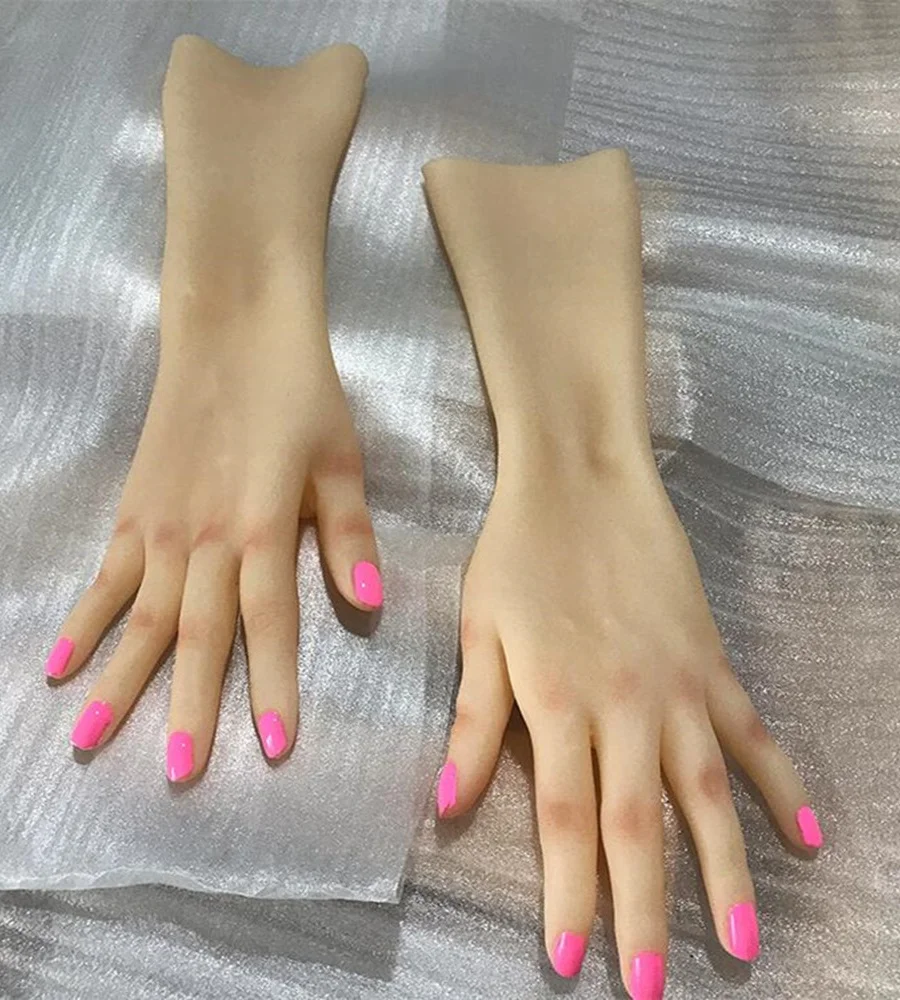 Unisex Silicone Hand Mannequin Gloves, Body Magic Prosthetic Props ...