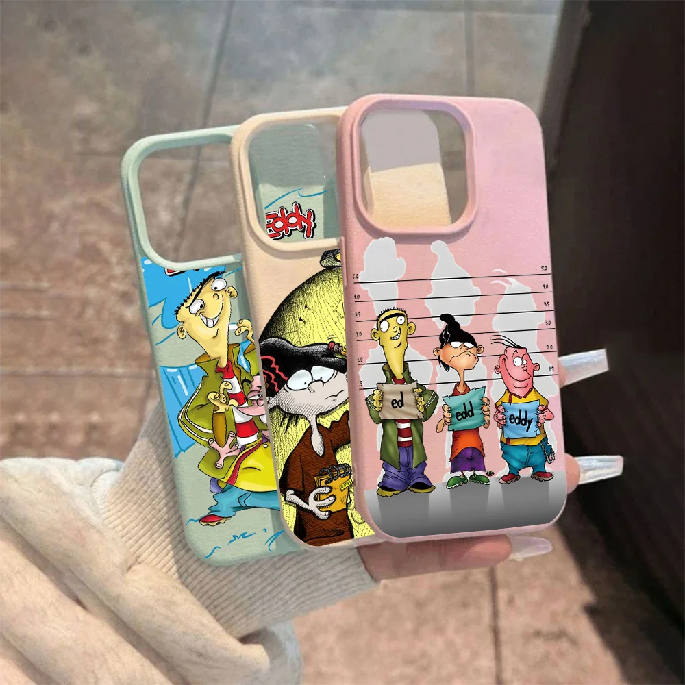 Cartoon E-Ed Edd N Eddy Phone Case For iPhone 16 15 14 13 12 11 Pro Max ...