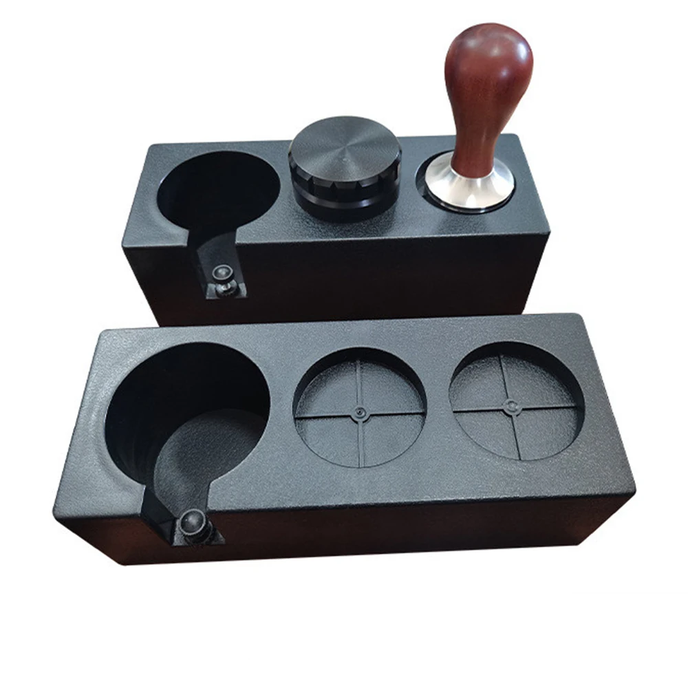 58mm 에스프레소 디스트리뷰터 커피 탬퍼 포터필터 스탠드 지지대 커피 필터 홀더 코너 바리스타 도구 Aliexpress