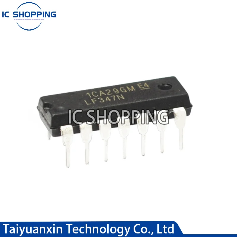 10pcs New Lf347n Lm348n Dip14 Wideband Jfet Input Four Operational ...