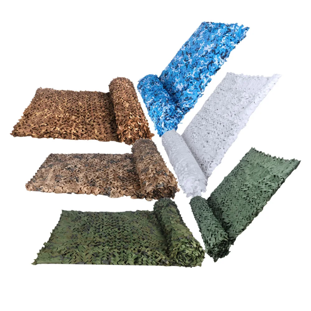 Loogu Reinforced Camo Netting Diy Cat Tunnel Camouflage Nets White Blue ...