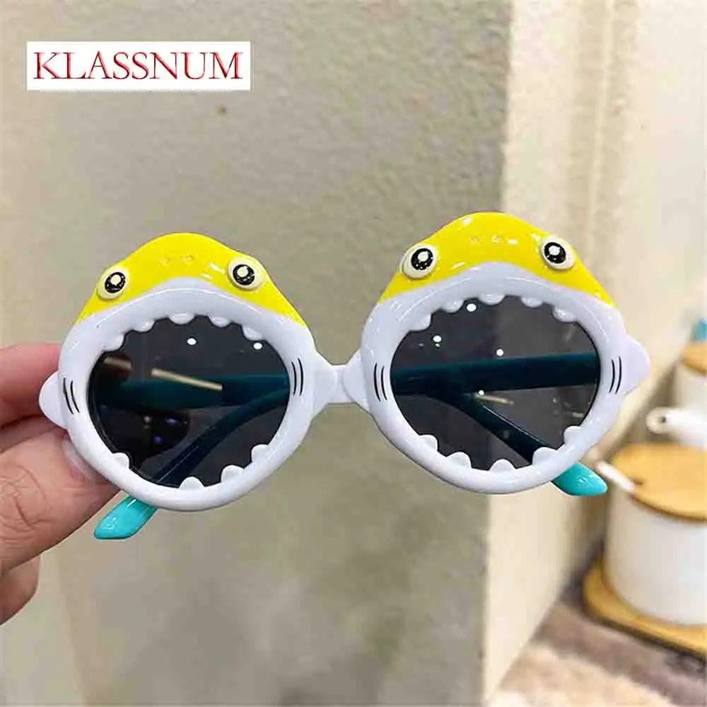 Cartoon Shark Shape Children Sunglasses UV Protection Glasses Children ...