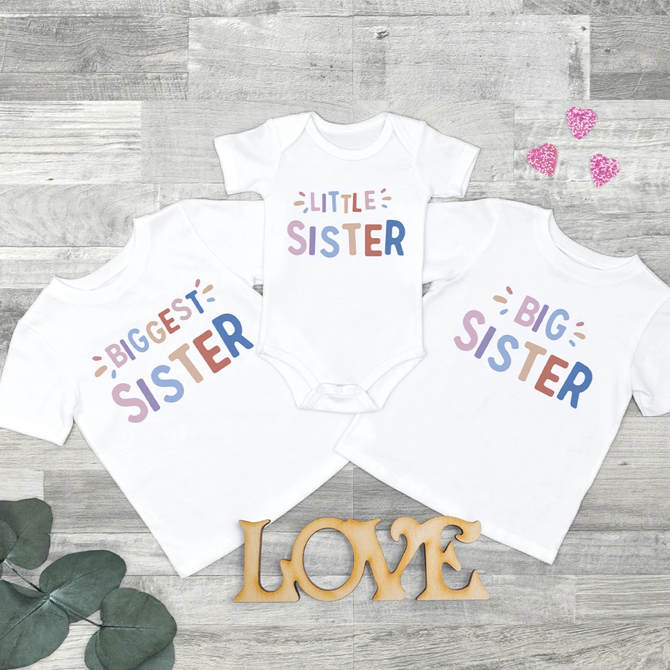 Camisetas De Hermana Mayor, Hermano Mayor Y Hermana Pequeña 10 Ideas