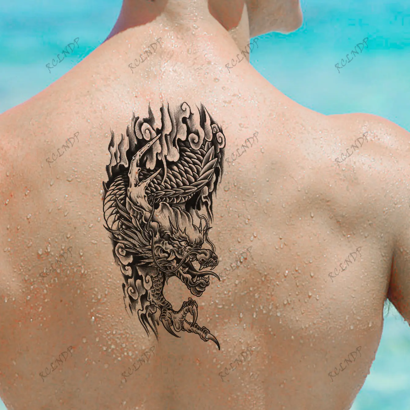 Asian Dragon Tattoo Back