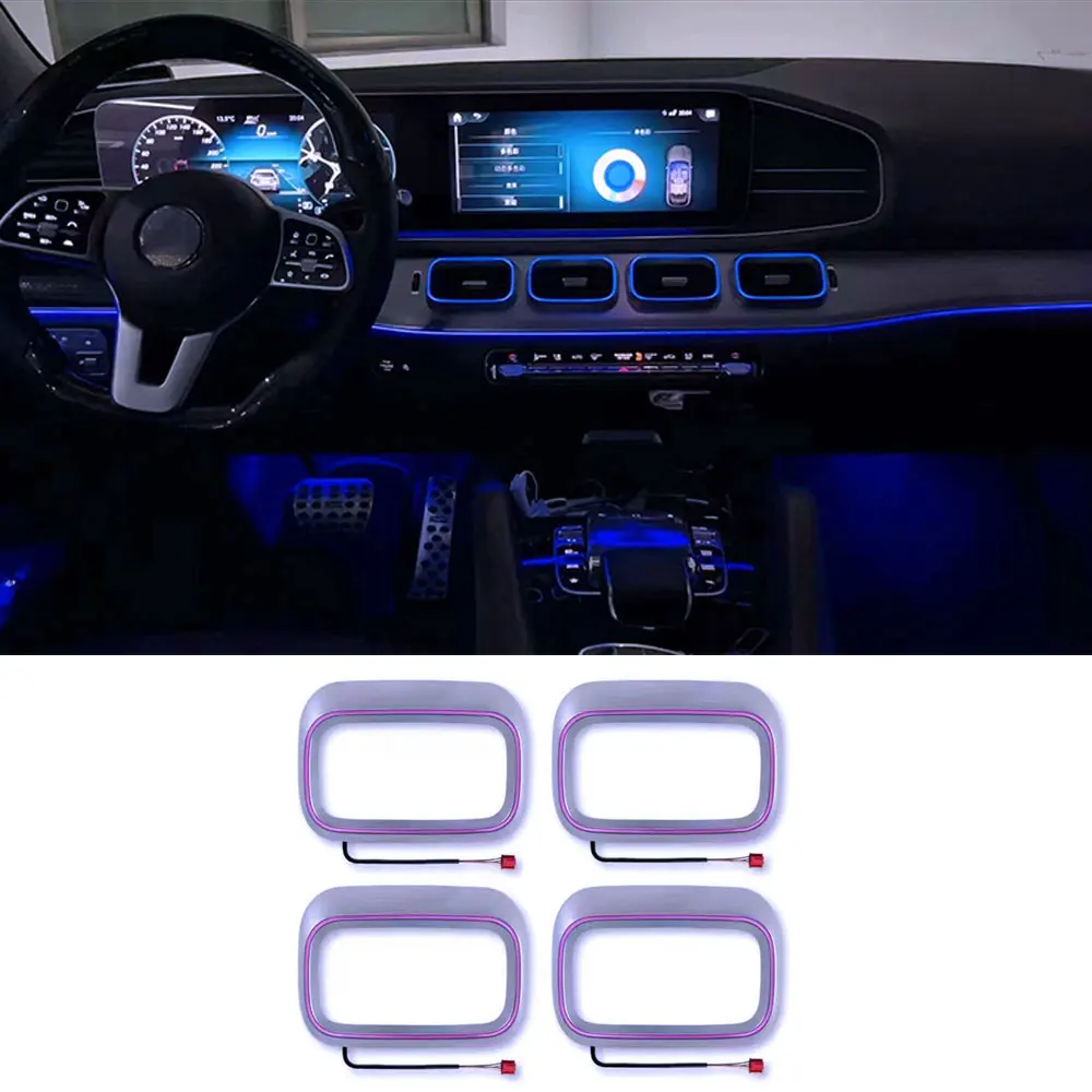 64-color-LED-air-conditioner-turbine-air-outlet-for-Mercedes-Benz-GLE ...