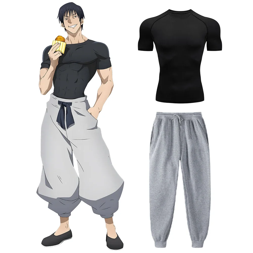 Anime-Jujutsu-Kaisen-Toji-Compression-Shirt-Set-Casual-Performance-Set ...