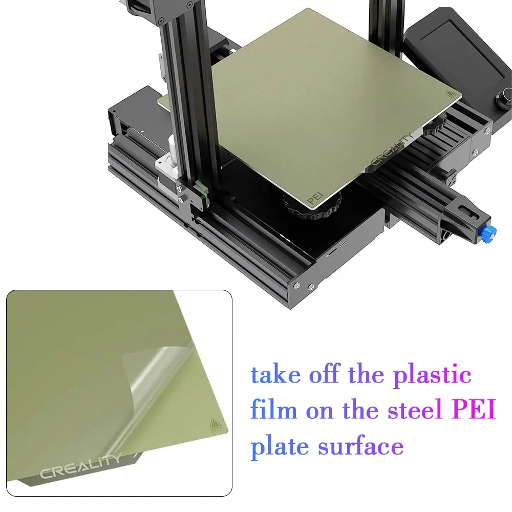 CREALITY-235-235mm-Smooth-PEI-Build-Plate-Kit-Soft-Magnet-Platform ...