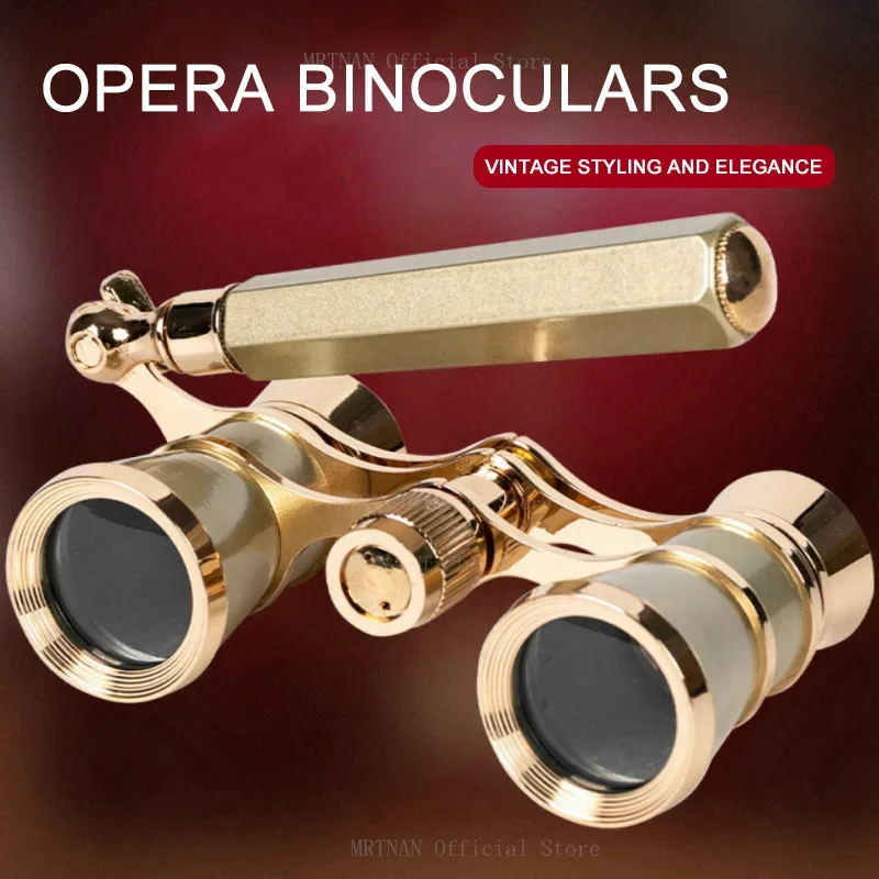 Glasses Binoculars 3x25 Theater Glasses Mini Binocular Compact with ...