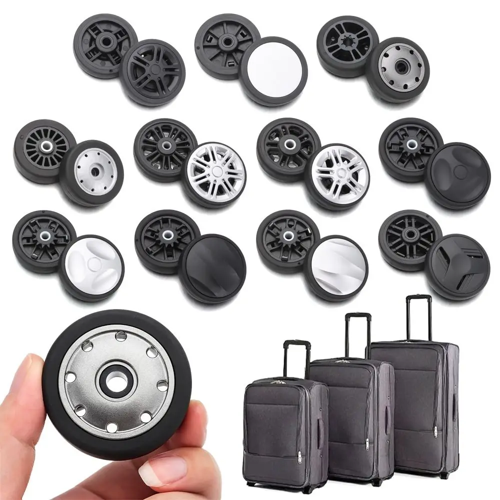 Portable Suitcase Parts Axles Suitcase Wheels Replacement with Screw ...