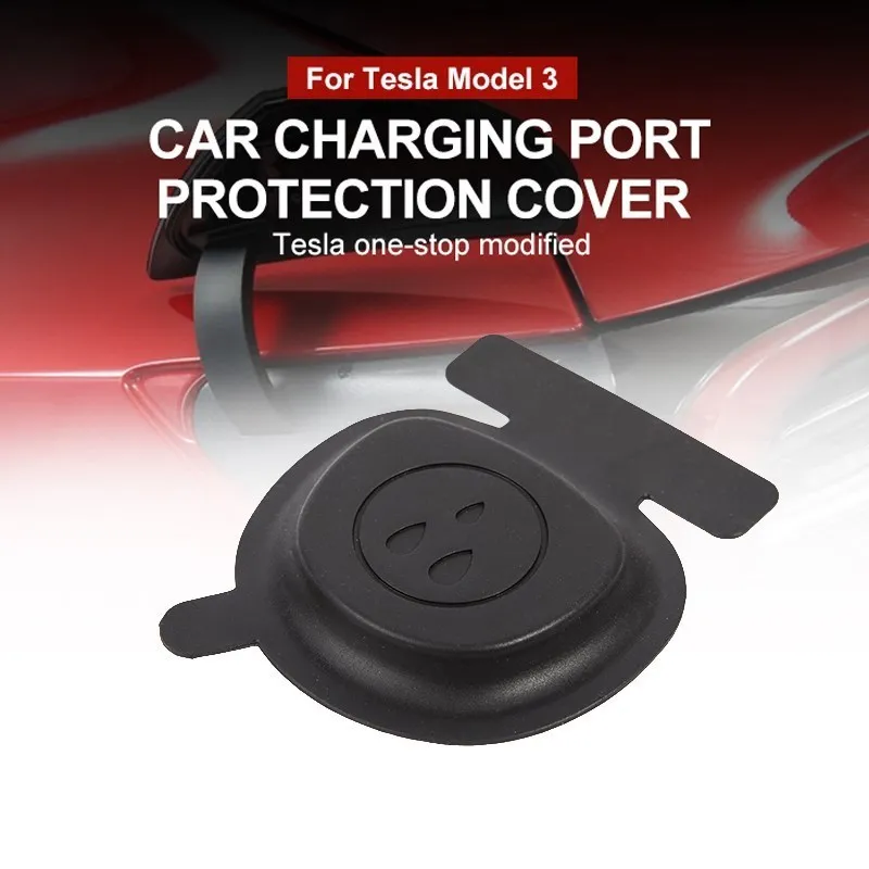 For-Tesla-Model-3-Y-2017-2023-Car-Charging-Port-Dust-Plug-Protective ...
