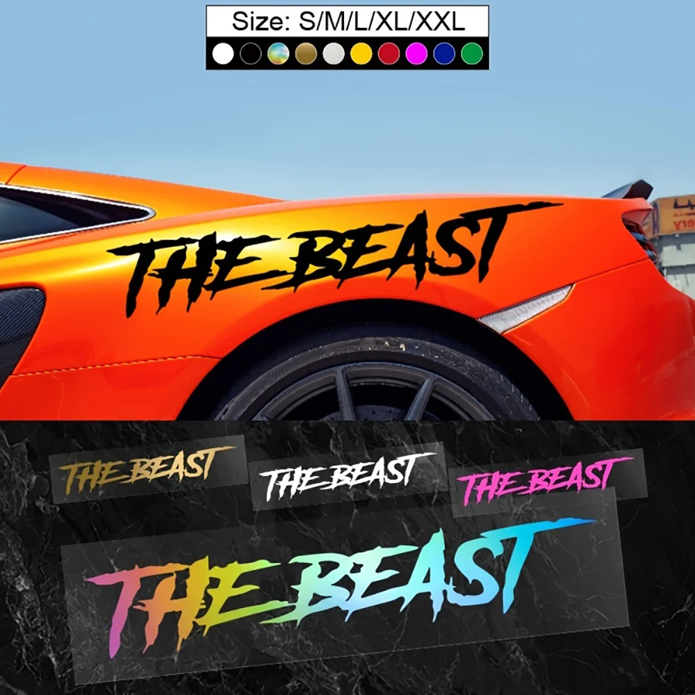 The-Beast-Waterproof-Vinyl-Decal-Adesivos-de-carro-Autom-vel-Moto ...