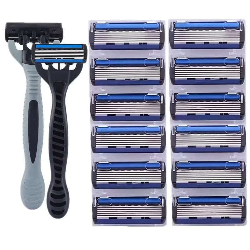 Shaving-Razor-6-layer-Blade-Razors-for-Shaving-Men-Womens-Hair-Removal ...