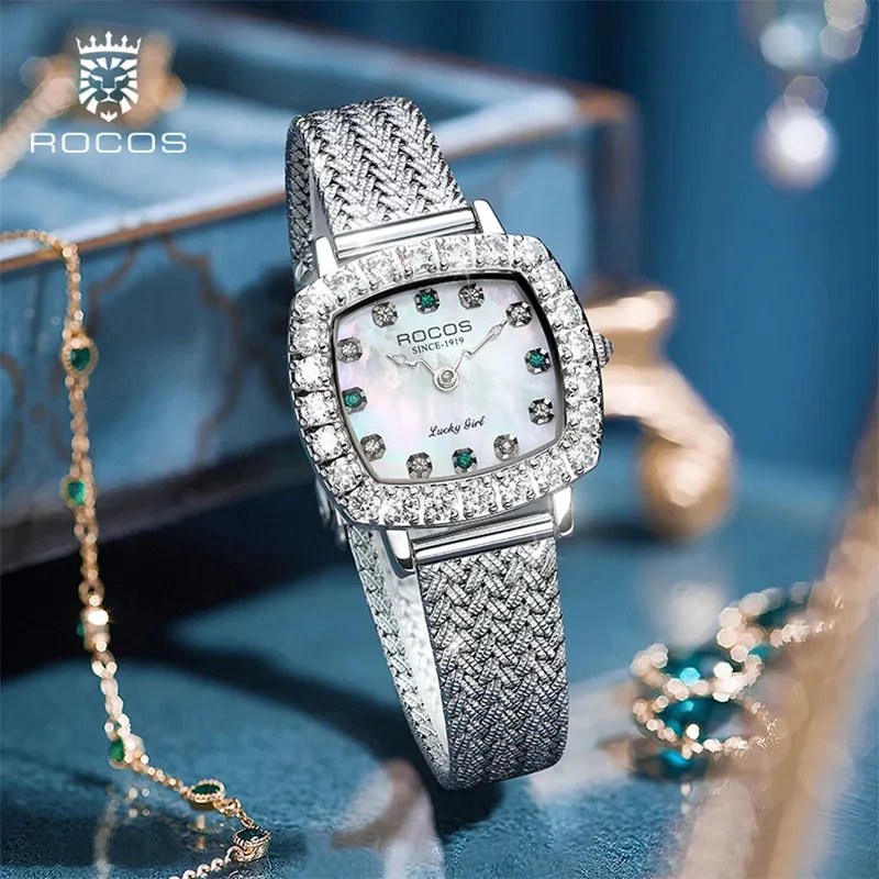 ROCOS Genuine Women's Watches Heartbeat Signal Niche Luxury Watch for ...