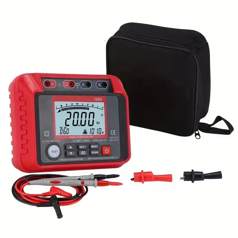 Digital-Insulation-Resistance-Meter-Insulated-Tester-0-1M-10G ...
