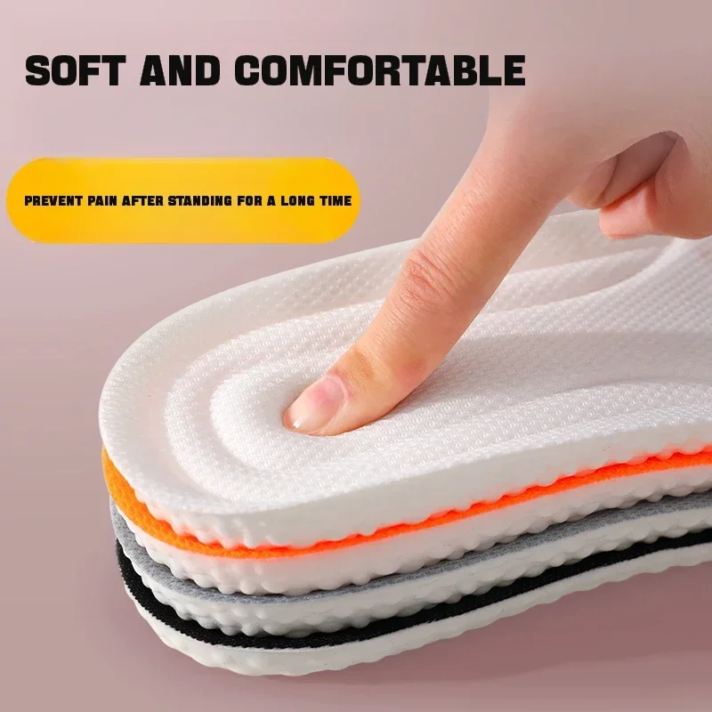 New-Soft-Sports-Shock-Absorbing-Insole-Orthopedic-Insoles-for-Feet-Non ...