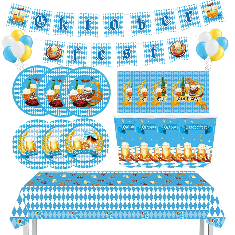 Beer-Festival-Theme-Birthday-Oktoberfest-Decorations-Party-Disposable ...