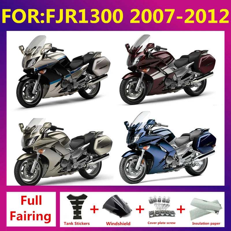 NEW-Abs-Motorcycle-Fairing-kit-fit-FJR1300-12-13-Plastic-Fairings-for ...