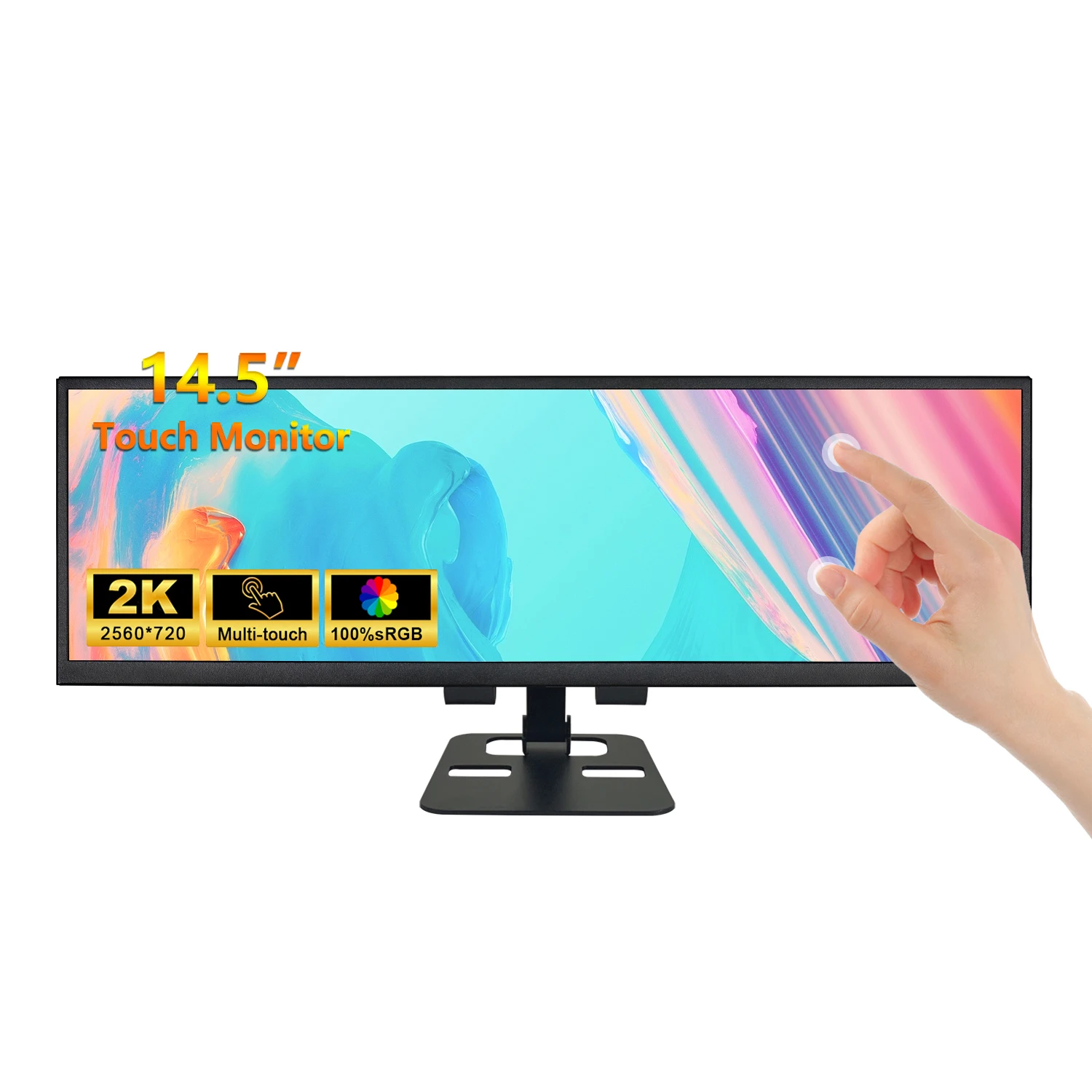 Wisecoco 12.3/14.5 Inch 2K 2560x720 IPS Touch Gaming Portable Monitor ...