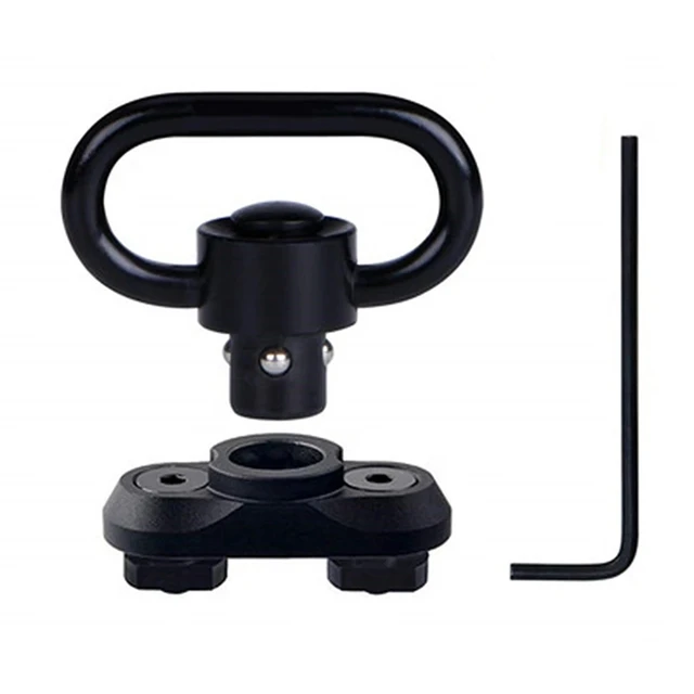 1.25" Sling Mount Swivel Stud Mount Adapter for Mlok Rail Quick Release ...