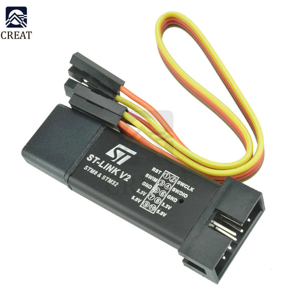 ST Link V2 Shell Programming Unit Mini STM8 STM32 Emulator Downloader ...
