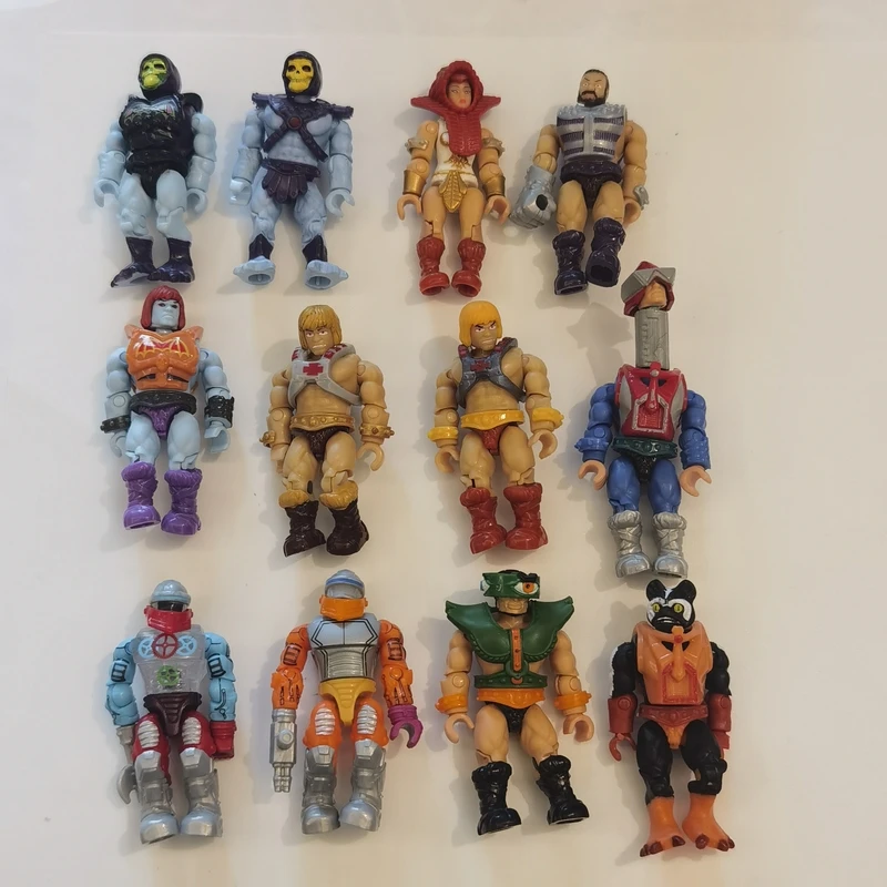 Mega Construx motu He-Man Skeletor Mekaneck TRI-KLOPS Teela Roboto 12 ...