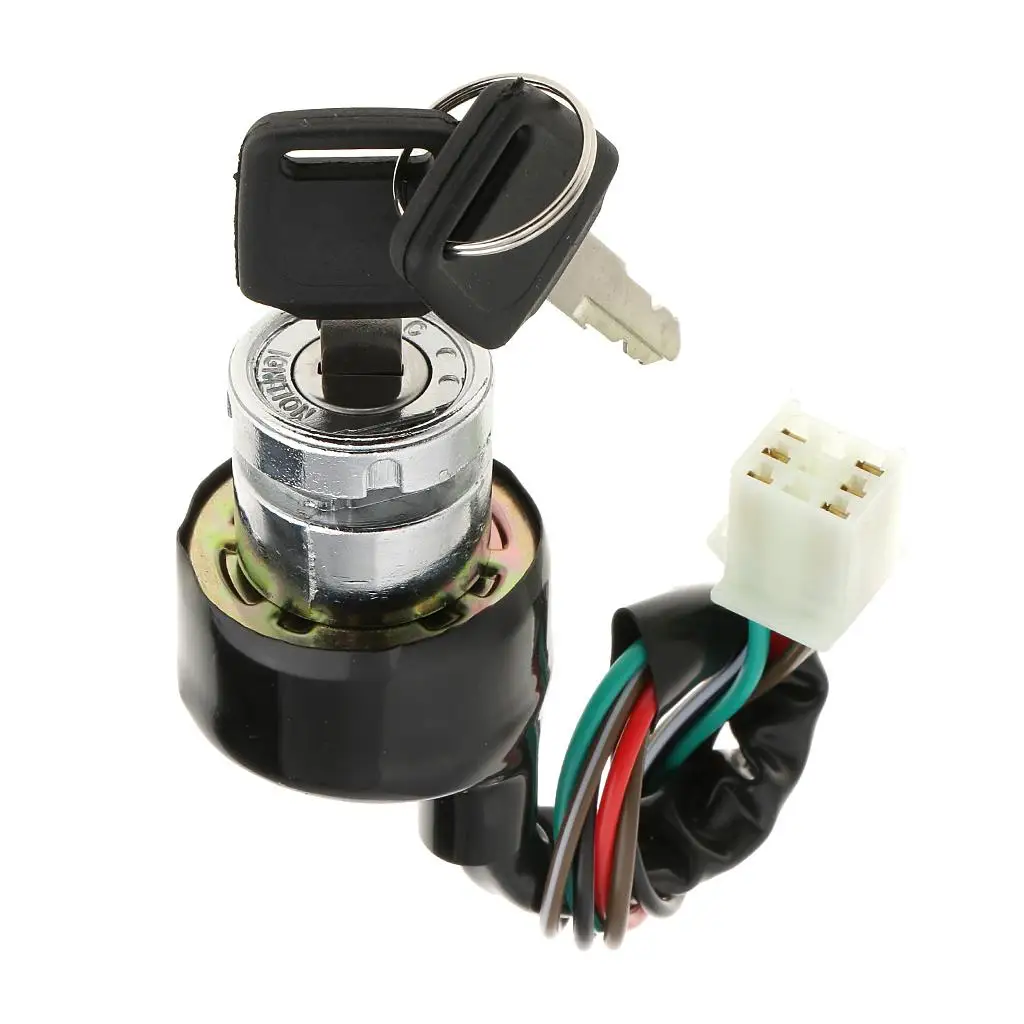 Ignition Switch 6 Wire 3 Position for Motorcycle Scooter Quad Bike Go ...